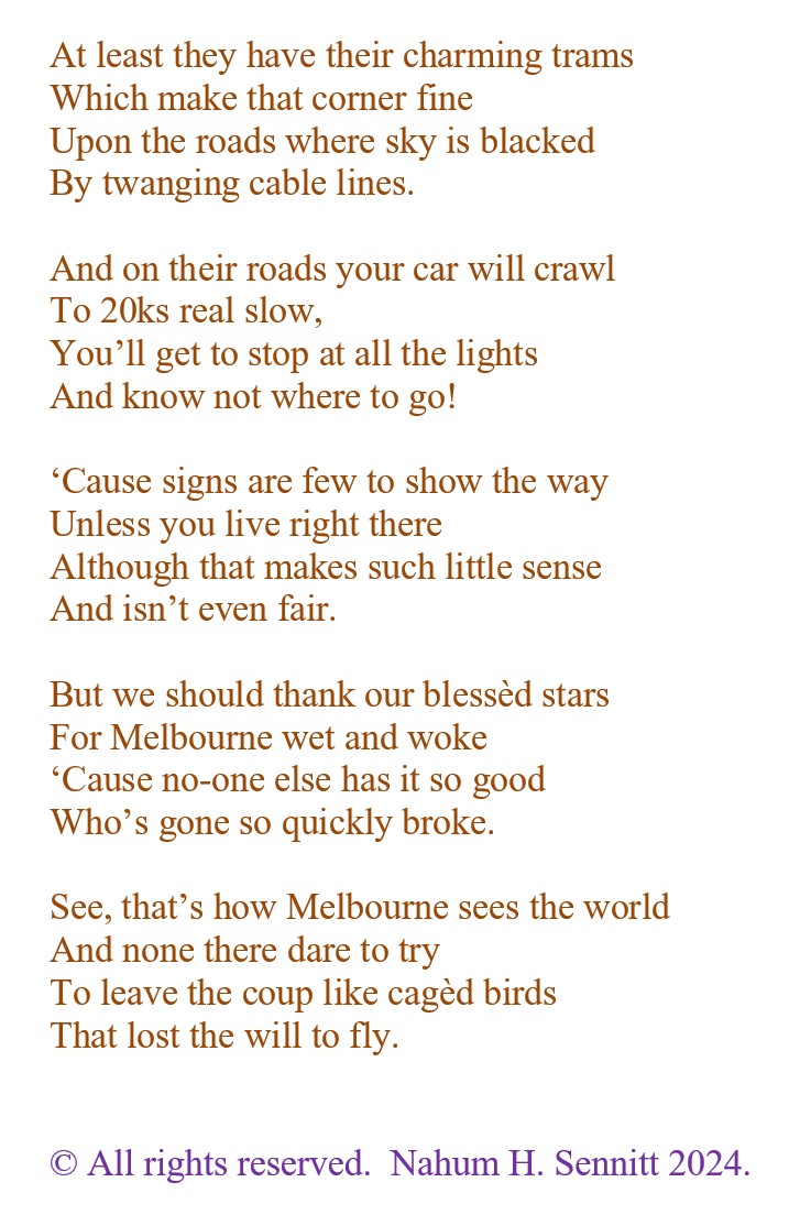 Melbourne (Poem) – Liquørice Fjørds