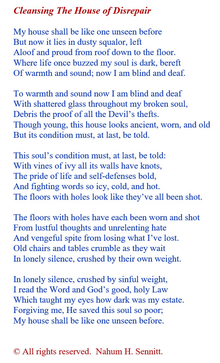 Cleaning the House of Disrepair (Poem) – Liquørice Fjørds